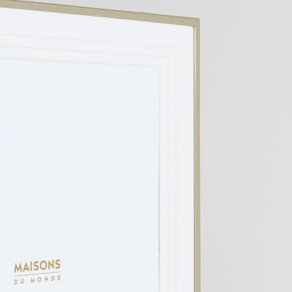 Marco de fotos de acero dorado 25x30 cm Manoe | Maisons du Monde