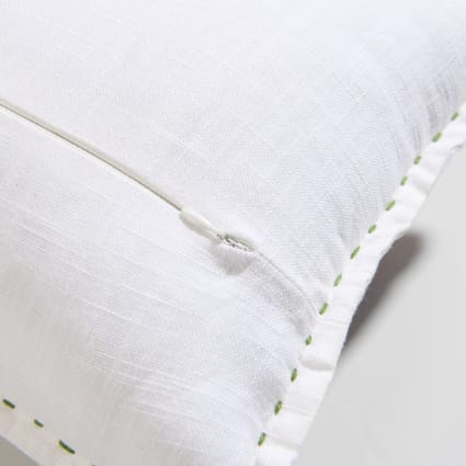 Funda de cojín de algodón orgánico multicolor 50x30 cm Nymphea ...