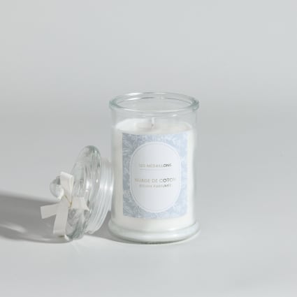 Candela profumata in vetro Cotton Cloud Médaillon | Maisons du Monde