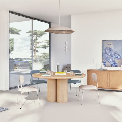 Tela de azul e branco, 75x100 Mila | Maisons du Monde