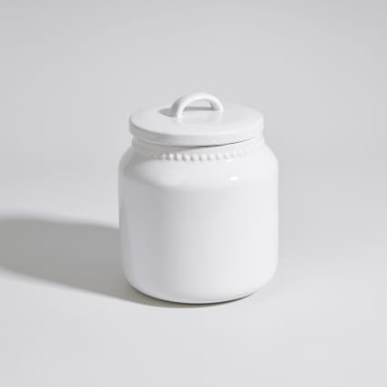 Witte aardewerken pot H13 Perle | Maisons du Monde