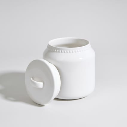 Witte aardewerken pot H13 Perle | Maisons du Monde