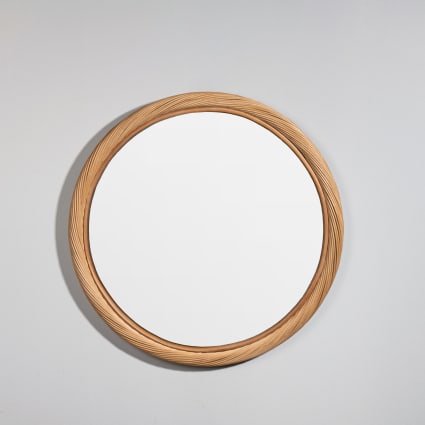 Miroir rond en bambou tressé, Ø60 cm Samperi | Maisons du Monde