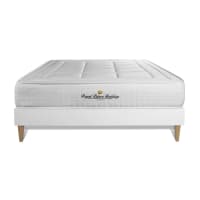 Letto bianco con materasso memory in poliuretano 160 x 200 Vital soft ...