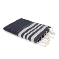 Fouta panel de abeja blanca algodón Hamptons | Maisons du Monde