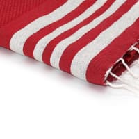 Fouta panel de abeja blanca algodón 100x200 Hamptons | Maisons du Monde