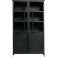 VItrina de madera negra 100x45x204 | Maisons du Monde