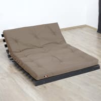 Matelas futon coton fibres gris anthracite 160x200 | Maisons du Monde