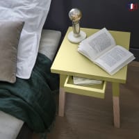 Klemmlampe aus Gummibaumholz und zweifarbigem Metall Uguus | Maisons du ...