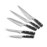 Bloc 5 couteaux de cuisine V sabatier rock | Maisons du Monde