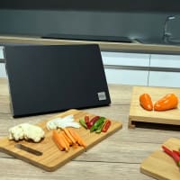 Spaghetti-Block 5-teilig aus Bambus aus Edelstahl MoV, Bambus Essentiel ...