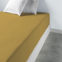 Drap housse uni coton en coton 90 x 190 x 35 UNI COTON | Maisons du Monde