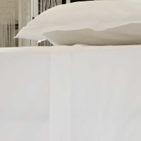 Drap plat en coton percale 200 fils desiree | Maisons du Monde