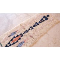 Tapis berbere marocain pure laine multicolore 160 x 268 cm Cherratin ...