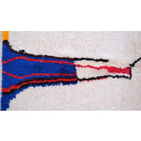 Tapis berbere marocain pure laine multicolore 150 x 248 cm Cherratin ...