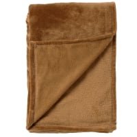 Plaid marron 150x200 cm RICKY | Maisons du Monde