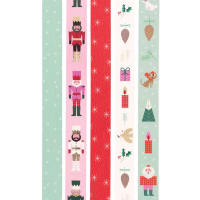 Set de 3 Sacs de Noël en textile crème 50x0.5x78 cm | Maisons du Monde