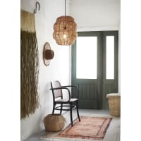 Lámpara de techo Capri de cuerda natural crema Ø48 cm E27 | Maisons du ...