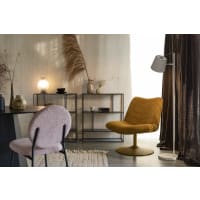 Design-Drehsessel mit samtiger Oberfläche in tiefgrün Bar | Maisons du ...