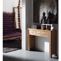 Mesa consola verde dorado 104 x 50 x 77 cm Avon | Maisons du Monde