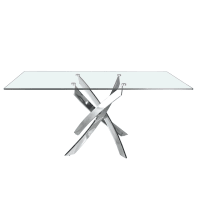 Mesa de comedor extensible ovalada efecto roble para 4-6 pers ...