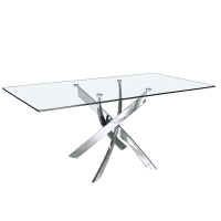 Mesa de comedor extensible ovalada efecto roble para 4-6 pers ...