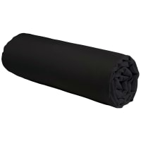 Bajera 100% algodón negro 105x200x32 cm (cama 105) Basic | Maisons du Monde