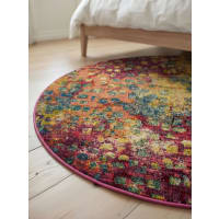 Tapis rond beige D 120 Casa | Maisons du Monde