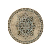 Tapis rond beige D 120 Casa | Maisons du Monde