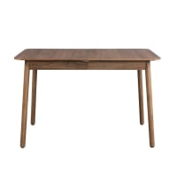 Table extensible pour 6 à 8 personnes en bois marron Gaspard | Maisons ...