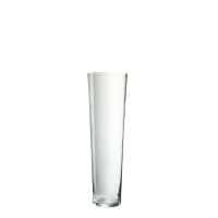 Vase en verre transparent 17.5x17.5x34 cm | Maisons du Monde