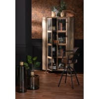 Vase en céramique marron 19x19x55 cm | Maisons du Monde