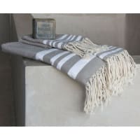 Fouta set de baño (1+2) algodón 100x200 Stockholm | Maisons du Monde