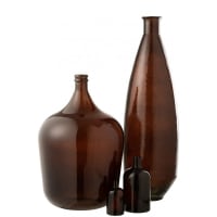 Vase en céramique marron 19x19x55 cm | Maisons du Monde