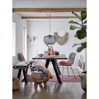 Runner da tavola + 4 tovaglioli cotone Colette | Maisons du Monde