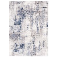 Alfombra de salón beige azul moteado efecto 3d suave 200 x 300 cm LOTUS ...