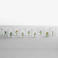 Brocca in vetro borosilicato, Gatto, bianco/grigio 1500 ml Tabby cat ...
