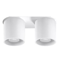 Plafonnier Aluminium Blanc GU10 1 Orbis Orbis | Maisons du Monde