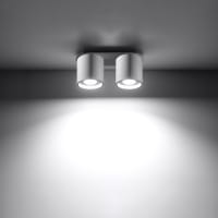 Plafonnier Aluminium Blanc GU10 1 Orbis Orbis | Maisons du Monde