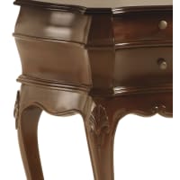 Console 1 tiroir en acajou cassé l120 cm murano blanc en bois Josephine ...