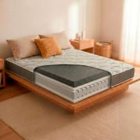 Colchón espuma con visco 140x190 23cm Ceramic | Maisons du Monde