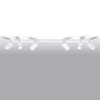Lustre Acier Blanc E27 8 Vector Vector | Maisons du Monde