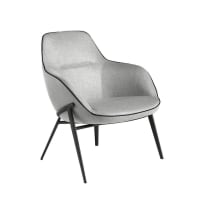 Fauteuil en polyester (pes) gris | Maisons du Monde