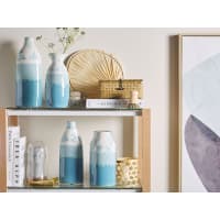 Jarrón para flores vidrio 28 cm transparente Kyrakali | Maisons du Monde
