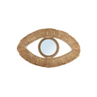 Miroir herbe abaca marron 80x100x4cm Duchessa | Maisons du Monde