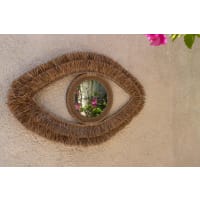 Miroir carré à finition capiz nacré | Maisons du Monde