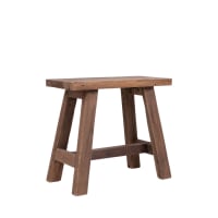 Tabouret en bois clair d30x33cm Matteo | Maisons du Monde