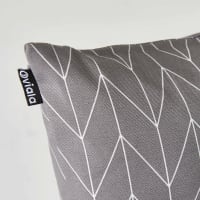 Set di 2 cuscini decorativi ecru/terracotta Sanda | Maisons du Monde