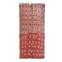 Tapis berbere marocain pure laine rouge 120 x 218 cm Essaouira ...