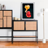 Quadro in tela di canapa, marrone 90x4x120 cm | Maisons du Monde